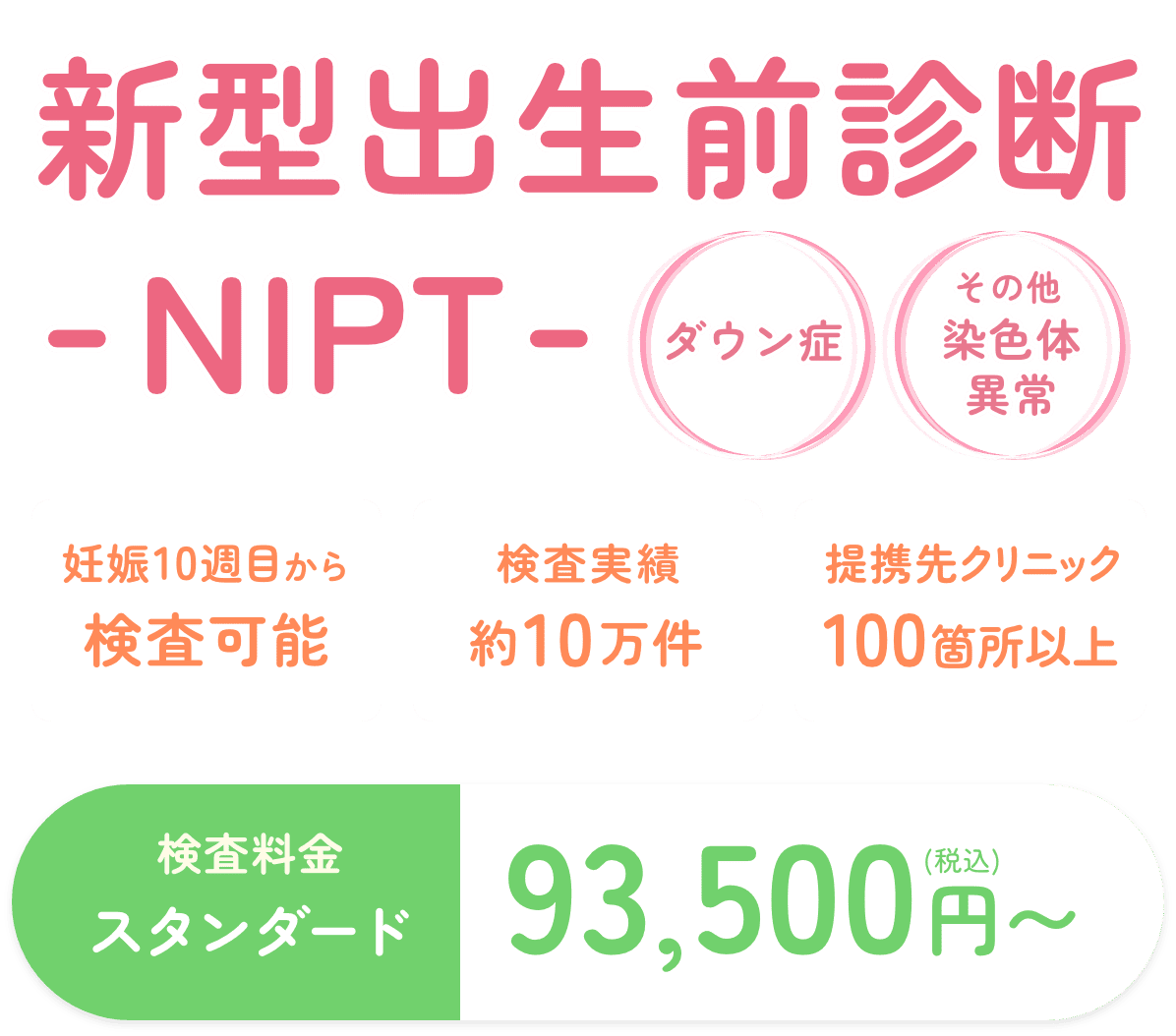 新型出生前診断（NIPT検査)ならJlab【妊娠10週目から検査可能】